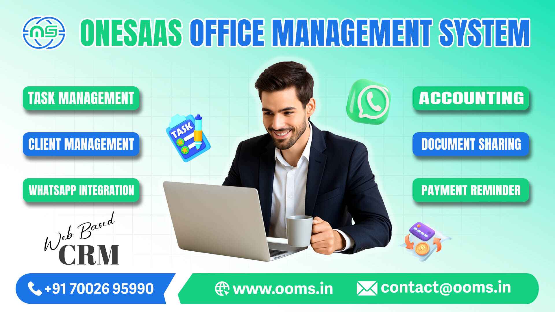 Login | OOMS - CRM for Tax Consultants | OneSaas Office Management System